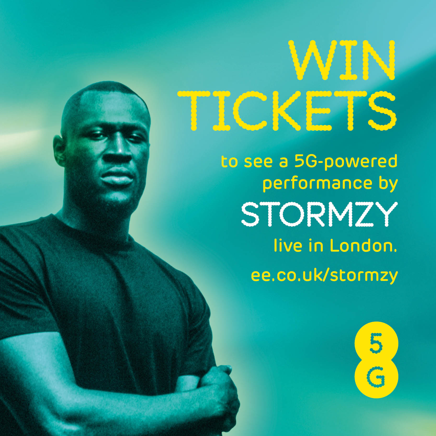 Win tickets to see a 5G-powered performance by STORMZY live in London! | EE